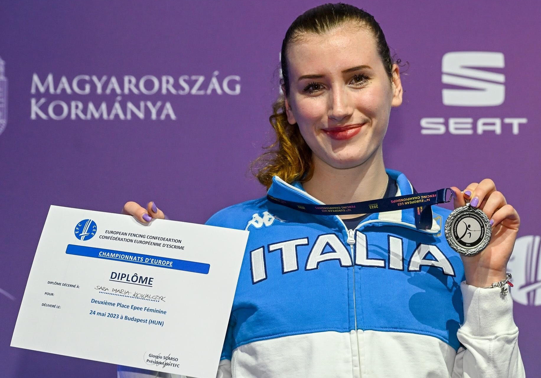 EUROPEI UNDER 23 - SARA KOWALCZYK BRILLA D'ARGENTO NELLA PROVA ...